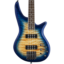 Jackson JS3Q Spectra IV Bass Guitar Amber Blue Burst
