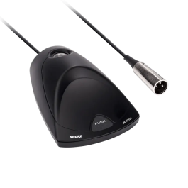 Shure MX400DP Small Desktop Base with input, switched preamplifier ...