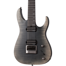 Schecter Banshee Mach-7 Evertune Electric Guitar. Fallout Burst