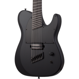 Schecter PT-7 Electric Guitar. MS Black Ops Satin Black Open Pore