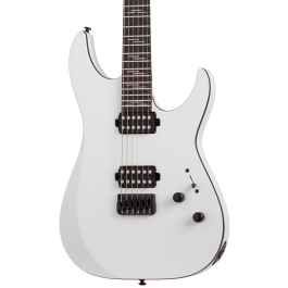 Schecter Reaper-6 Custom Electric Guitar. Gloss White