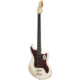 Schecter Hellcat-VI Electric Guitar. Ivory Pearl (IVYP). TGF33