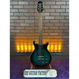 2004 Hamer (SATF) Sunburst Archtop Double Cut Blueburst Flame Top ...
